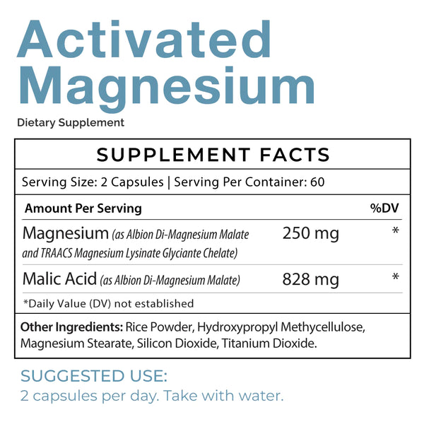 Activated Magnesium by Infiniwell - Superior Absorption Supplement – B ...