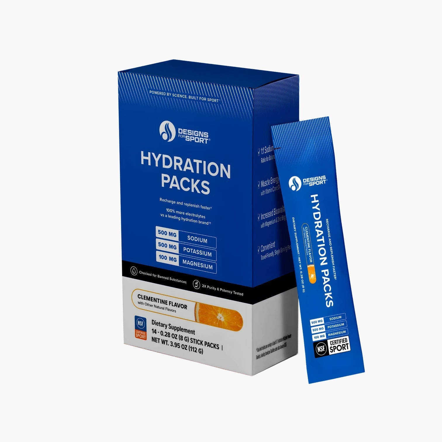 Hydration Packs Electrolyte Drink Mix | Designs for Sport – B. Health Shop