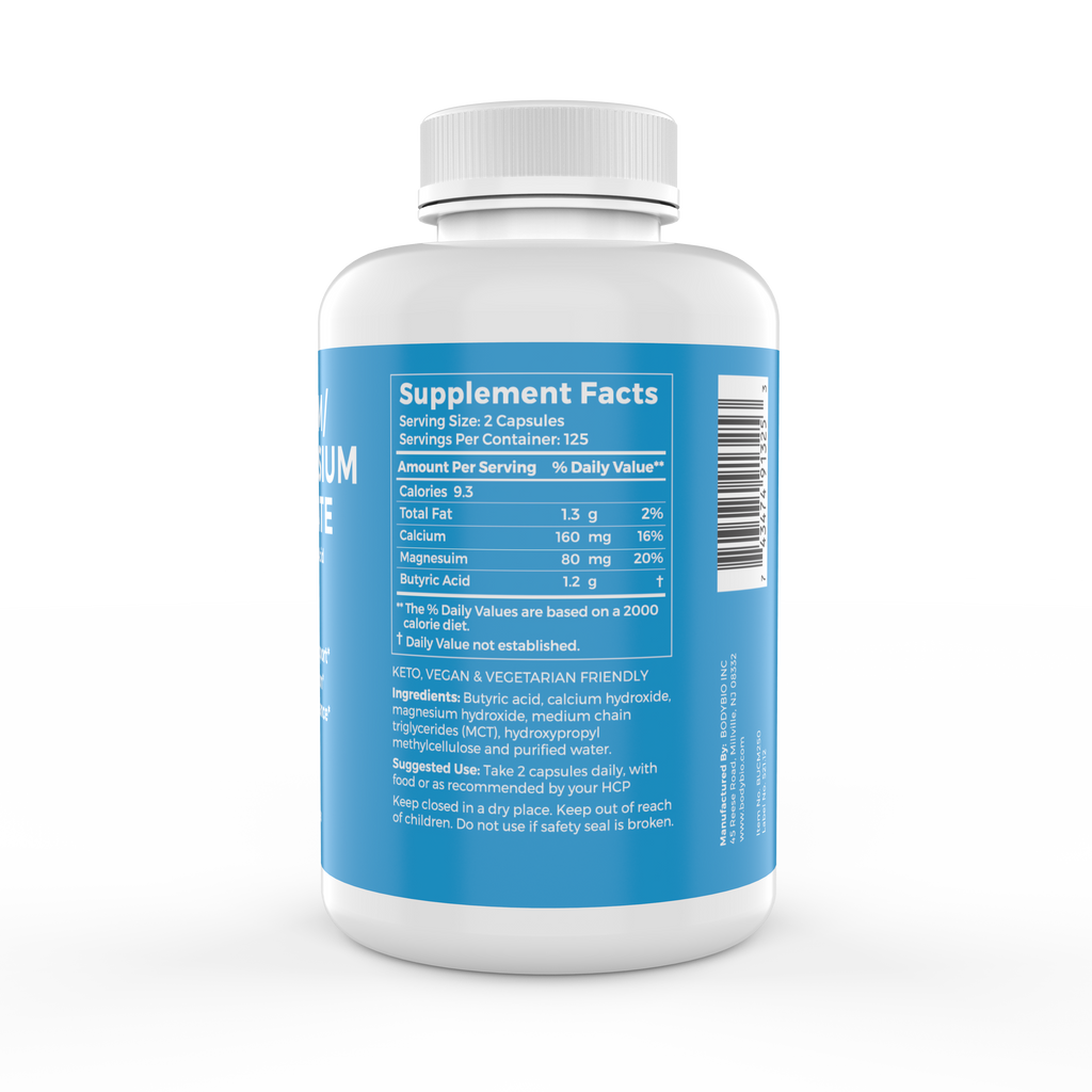 Enhance Digestive Health: Butyrate (Cal-Mag) Capsules for Optimal ...