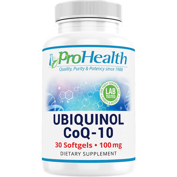 Ubiquinol CoQ-10 (100 mg, 30 softgels) for Enhanced Health & Vitality ...